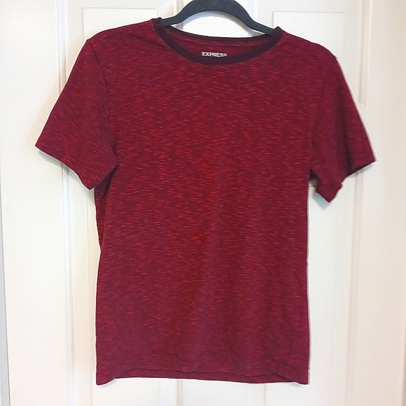 Express | Shirts | Mens Express Dark Red Tee | Poshmark